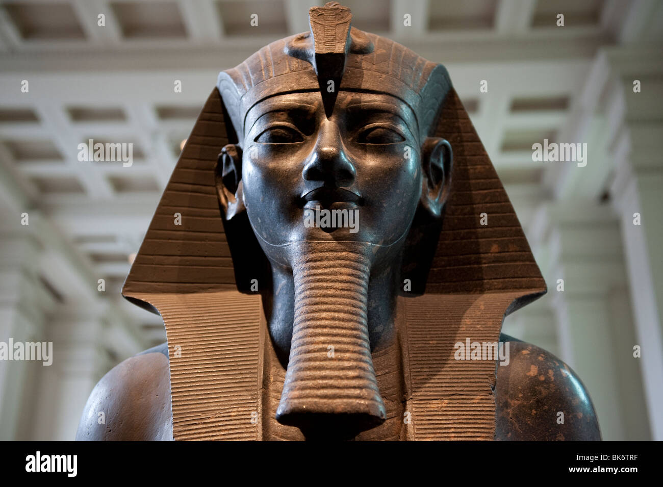 Egyptian statue in british museum hi-res stock photography and images ...