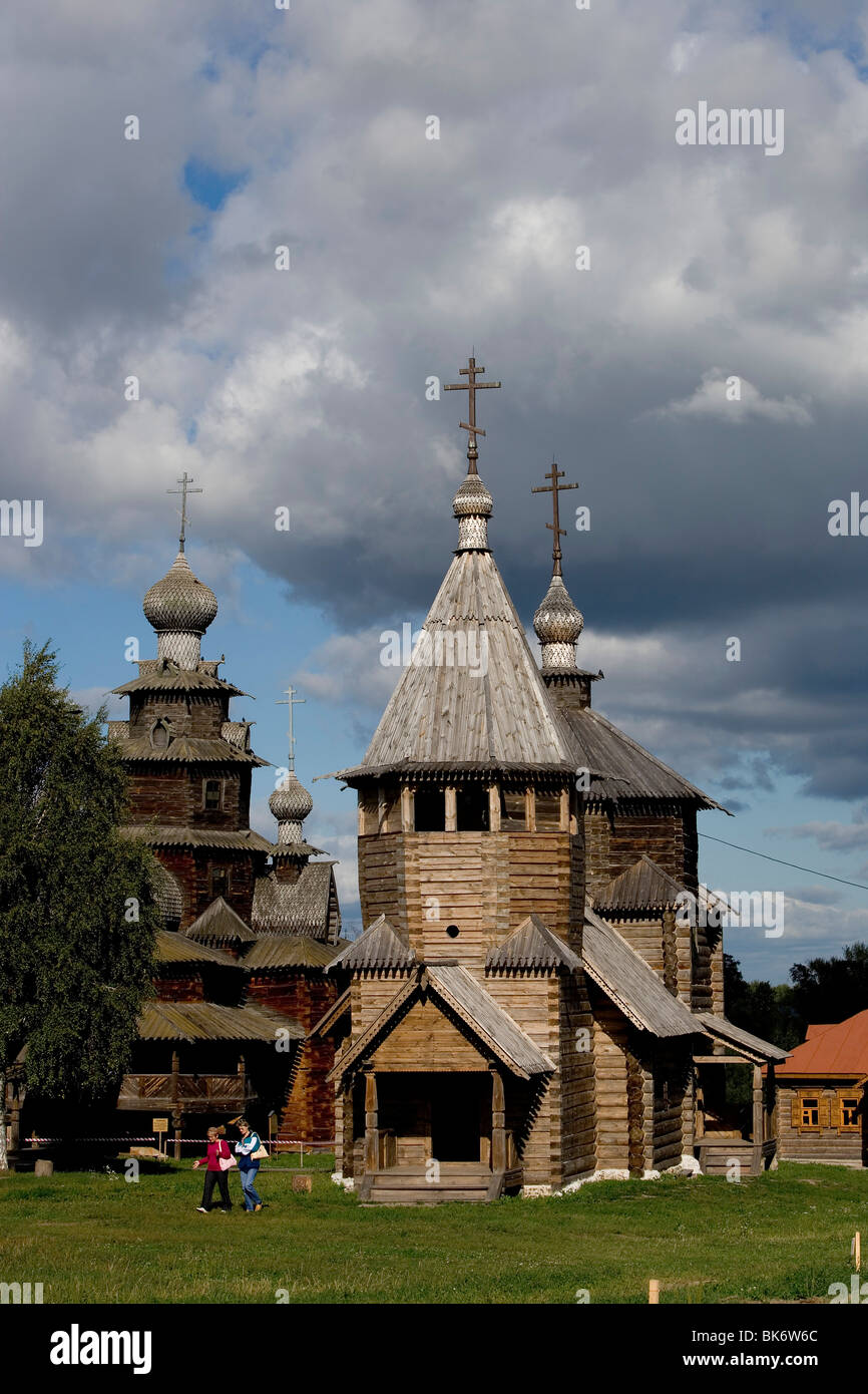 Russia,Golden Ring ,Suzdal,Church of the Transfiguration,from village ...