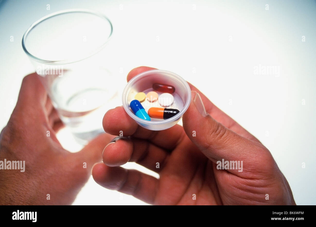 Taking Prescription Medication Stock Photo - Alamy