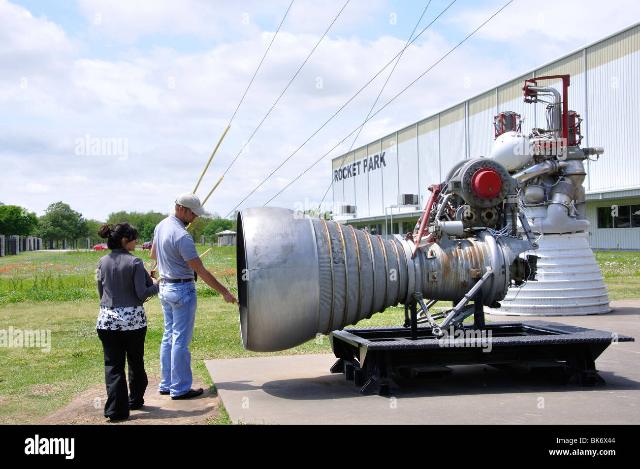NASA rocket, Houston, Texas, USA Stock Photo - Alamy