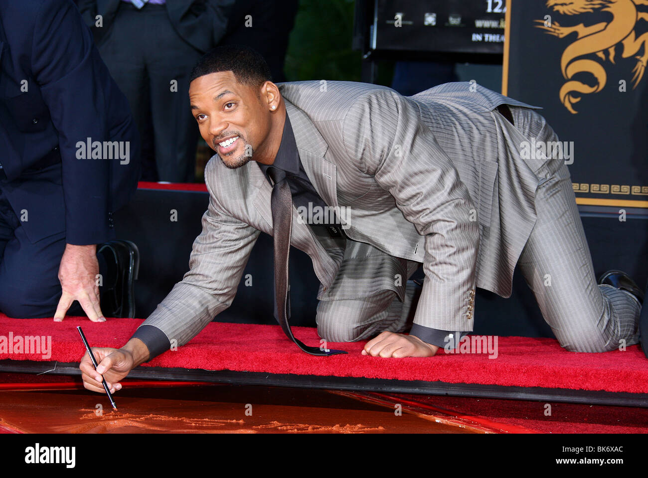 WILL SMITH WILL SMITH HAND AND FOOTPRINT CEREMONY GRAUMANS CHINESE ...