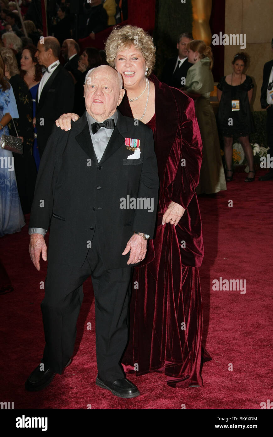 MICKEY ROONEY & WIFE 80TH ACADEMY AWARDS ARRIVALS HOLLYWOOD LOS ANGELES ...