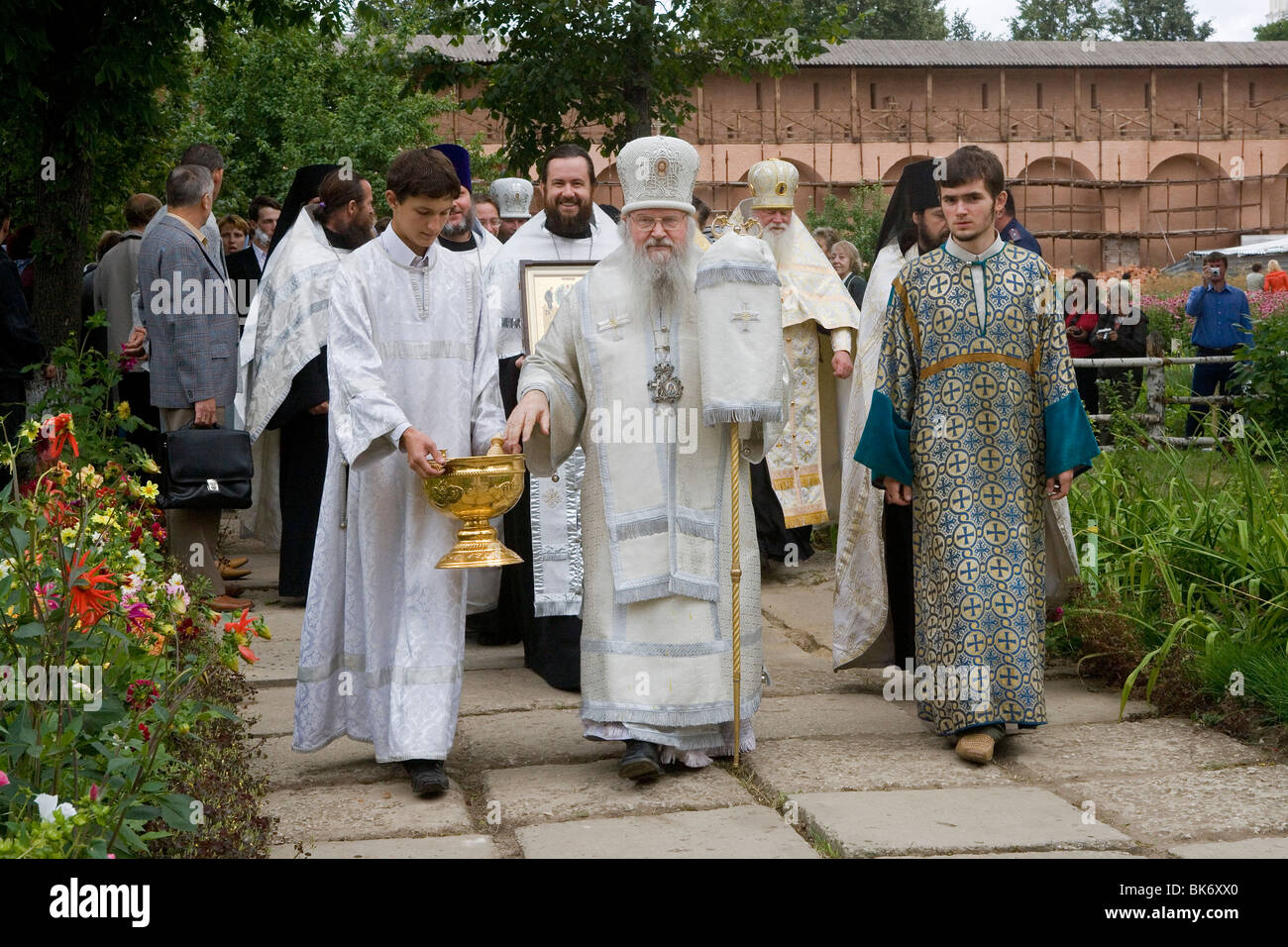 Russia,Golden Ring ,Suzdal,feast,orthodox priest,orthodox monk,Russians ...