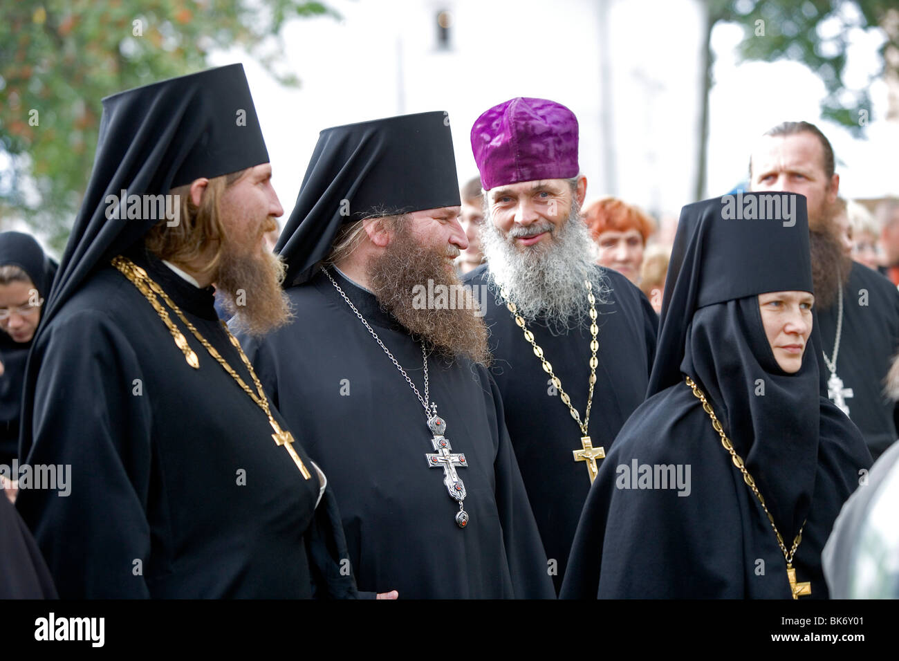 Russia,Golden Ring ,Suzdal,feast,orthodox priest,orthodox monk,Russians ...