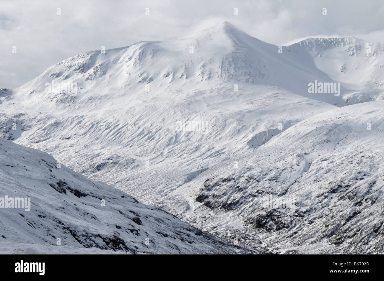 Stob Choire Claurigh, Grey Corries from Cruach Inse, Scotland Stock ...