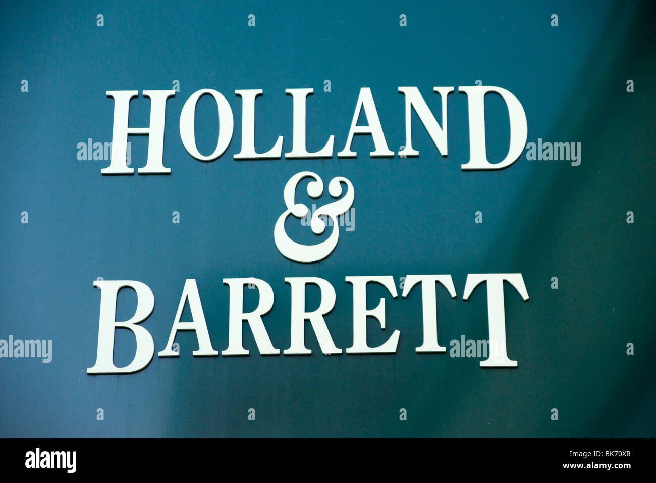 Holland & Barrett Sign Stock Photo - Alamy