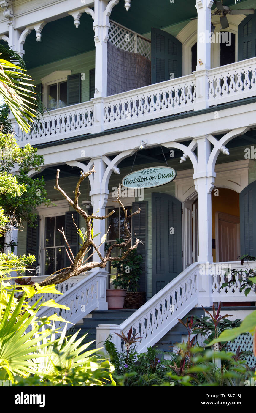 House on Duval Street, Key West, Florida, USA Stock Photo - Alamy