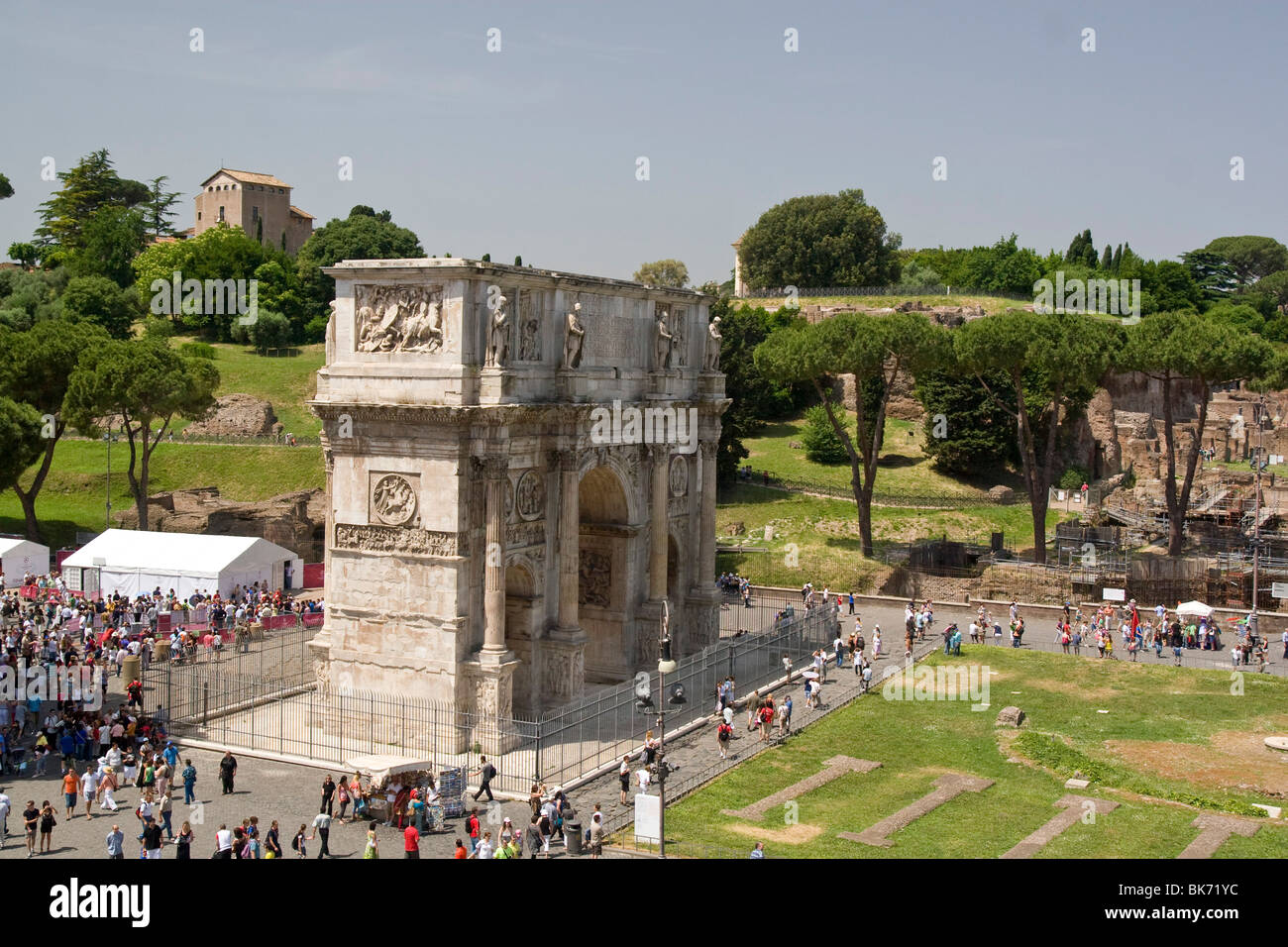 Italy, Rome, Arch of Titus, (Titus gate or Arcus Titi) – the conquering ...