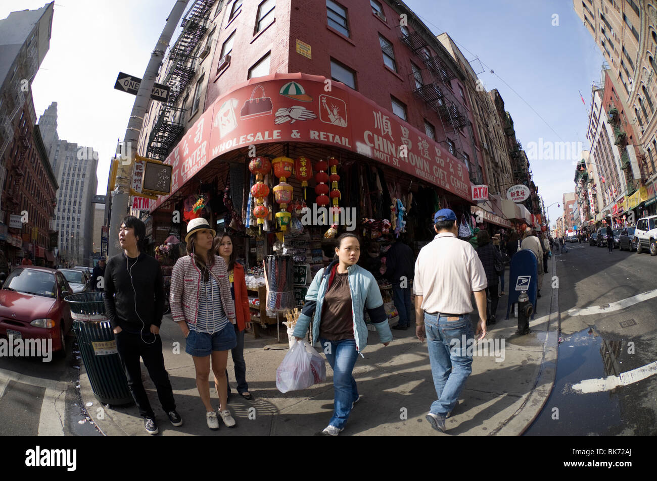 Mott street in Chinatown in New York seen on Saturday, April 3, 2010 ...