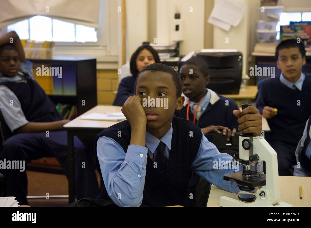 7th Graders In Class