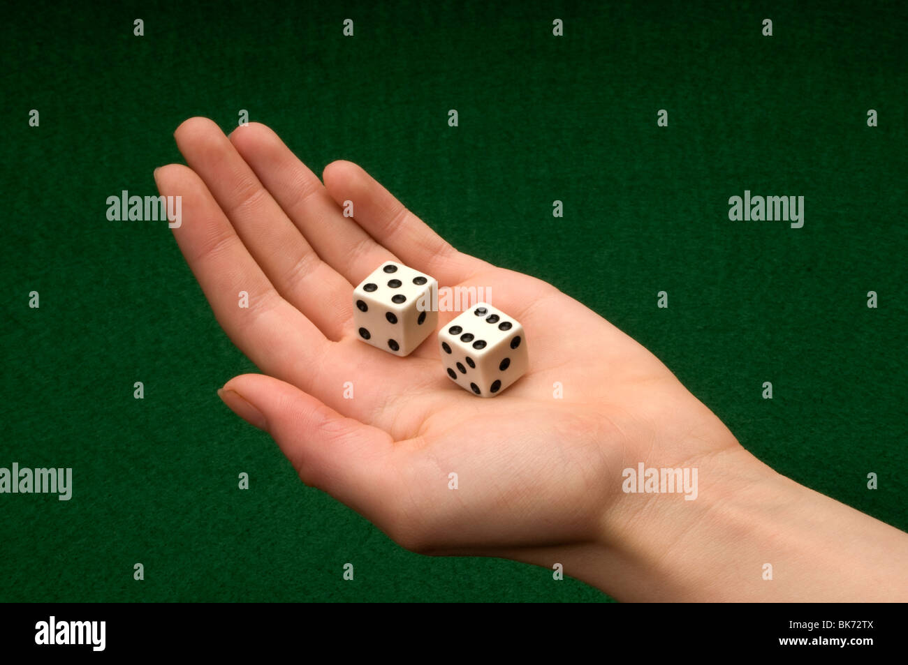 Dice rolling game hi-res stock photography and images - Alamy