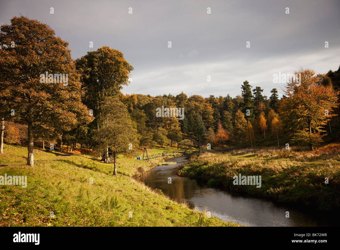 Scenic Valley, Northumberland, England Stock Photo - Alamy