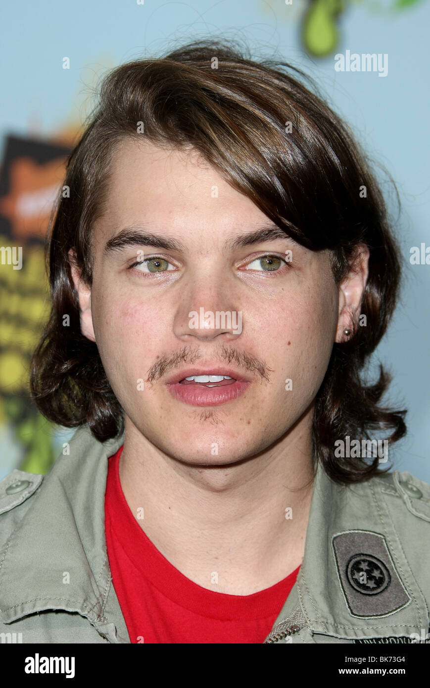 EMILE HIRSCH NICKELODEON'S 21ST KIDS CHOICE AWARDS UCLA WESTWOOD LOS ...