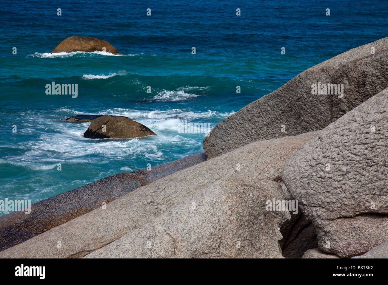 Rocks in the sea Stock Photo - Alamy
