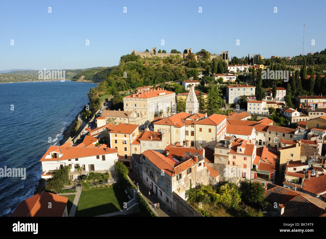 Piran aerial hi-res stock photography and images - Alamy