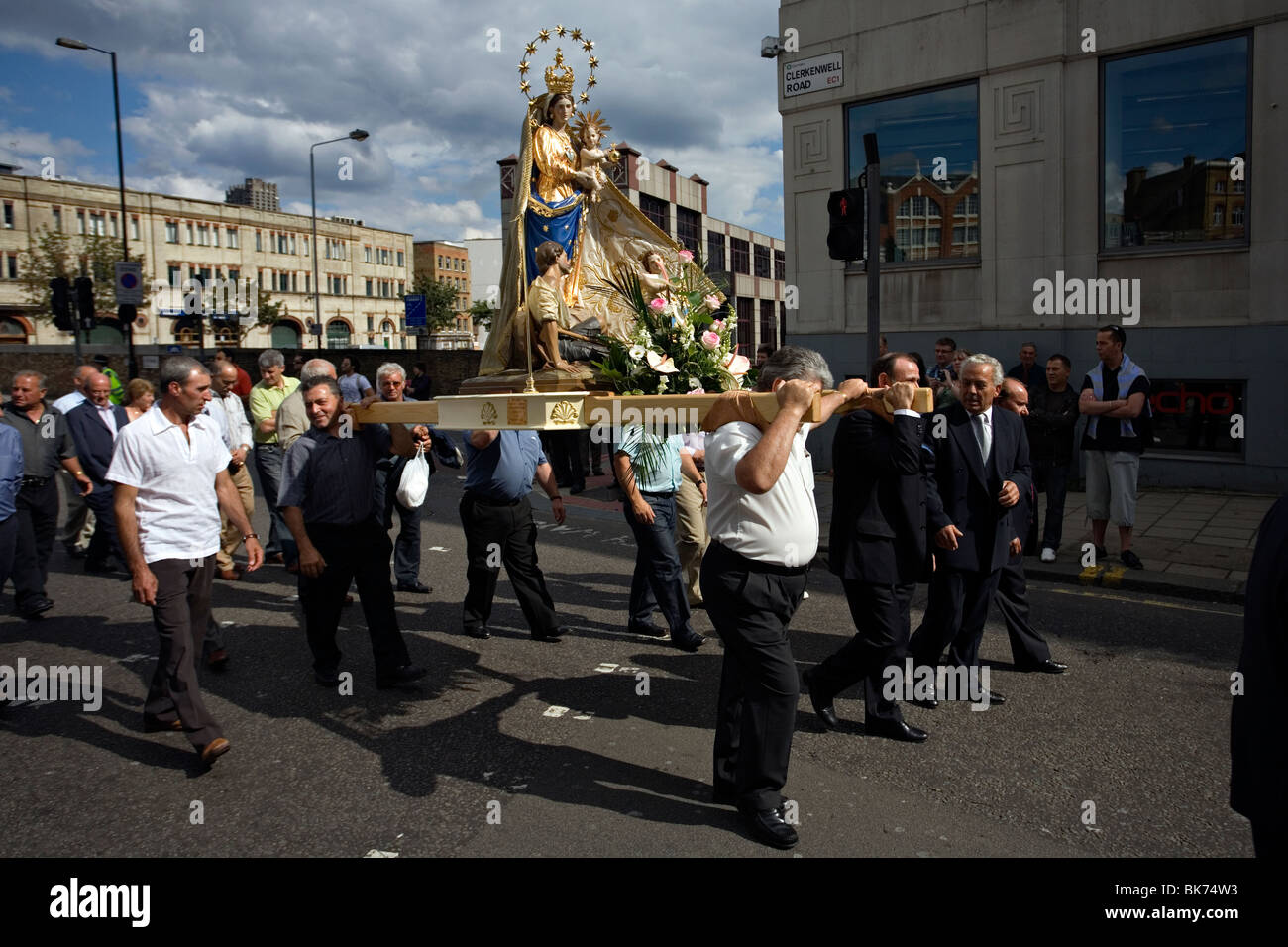 italian religious festival in clerkenwell, london Stock Photo - Alamy