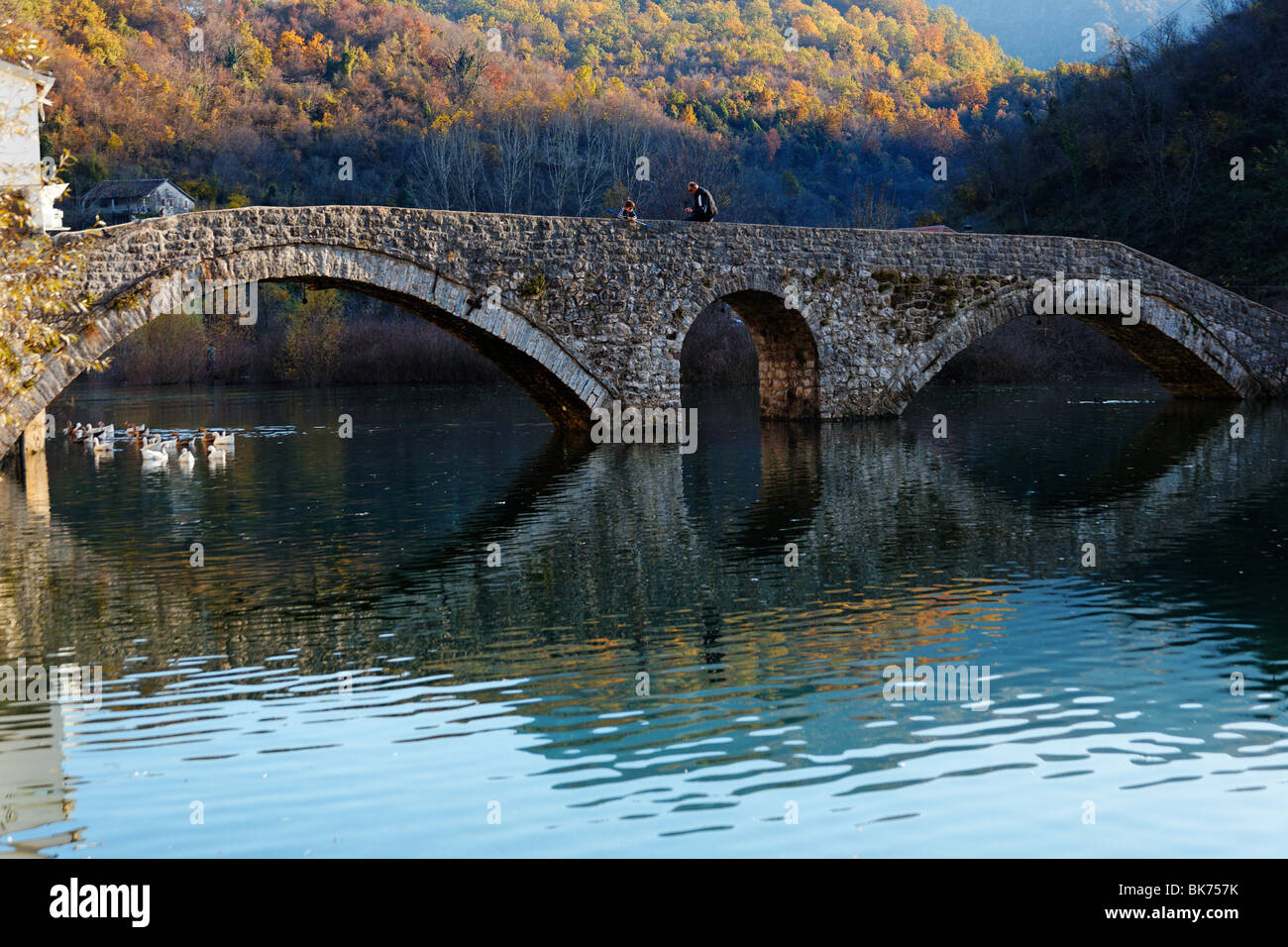 Old Bridge, Rijeka Crnojevica, Skadar, Montenegro Stock Photo - Alamy