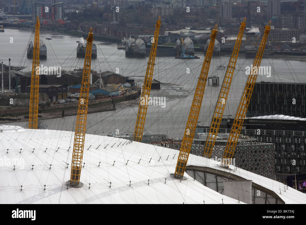 Aerial view o2 arena in hi-res stock photography and images - Alamy