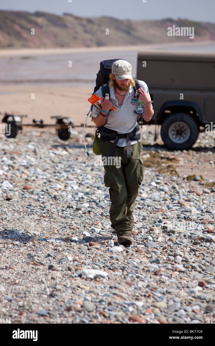 Nathaniel (Nat) Severs on his 7000 mile trip round the coast of the UK ...