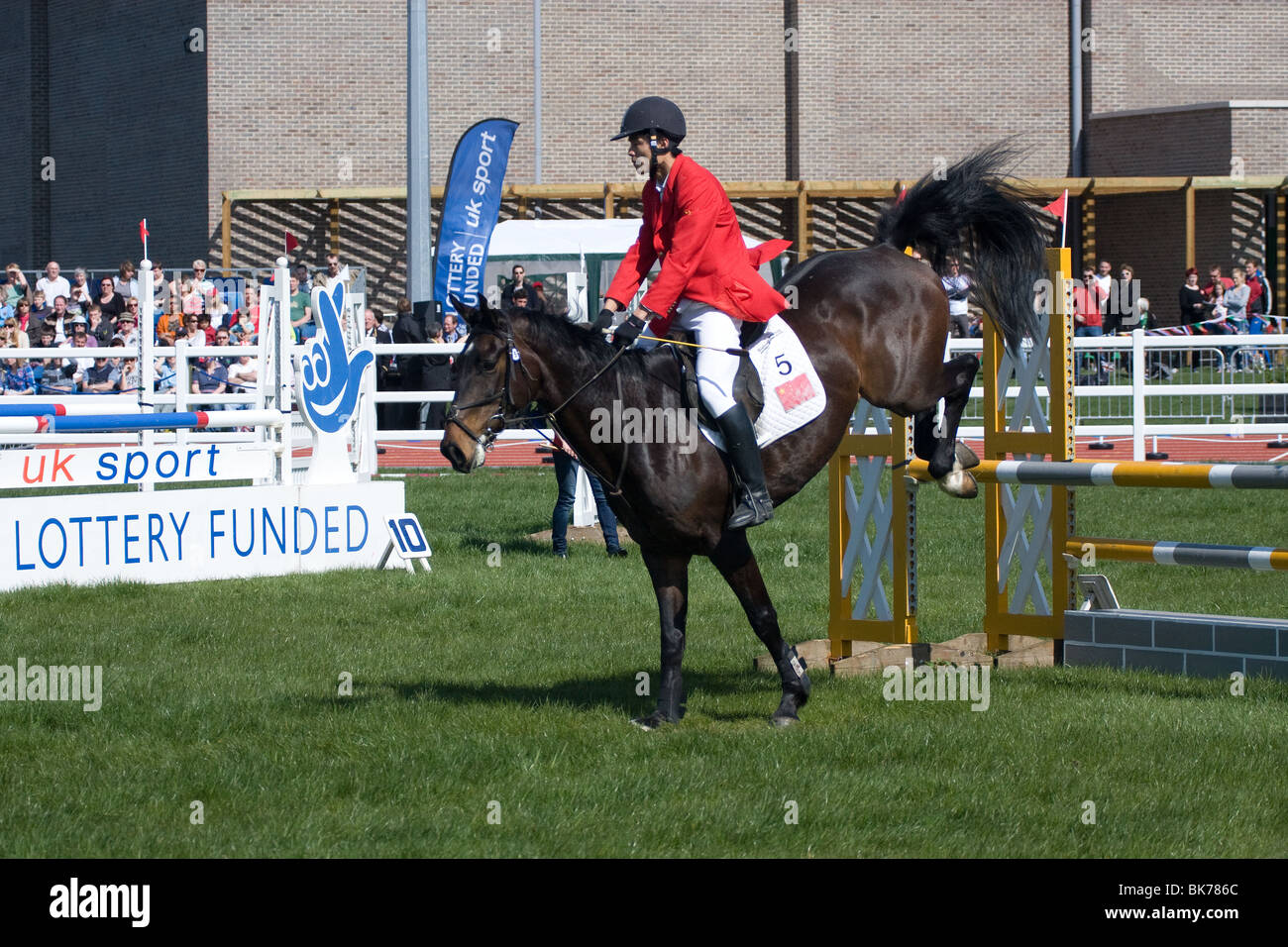 world cup series pentathlon show jumping event Medway Park Gllingham ...
