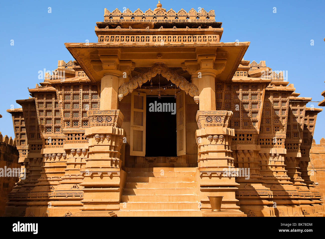 jain temple of lodruva jaisalmer in rajasthan state in indi Stock Photo ...