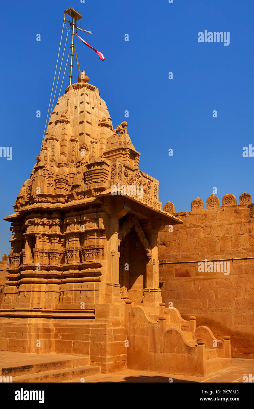 jain temple of lodruva jaisalmer in rajasthan state in indi Stock Photo ...