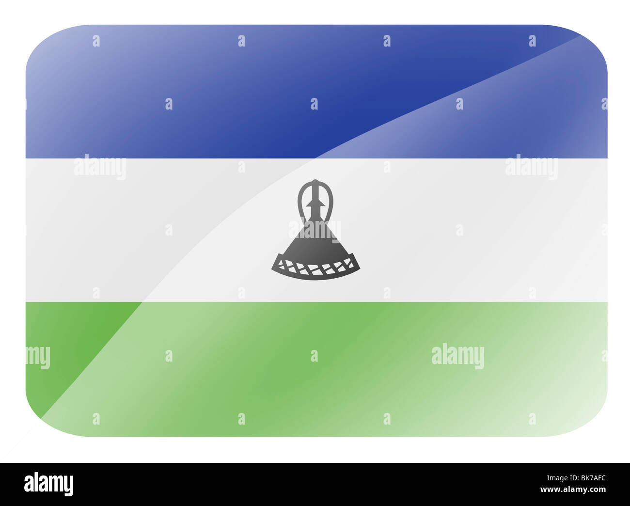 Lesotho flag hi-res stock photography and images - Alamy