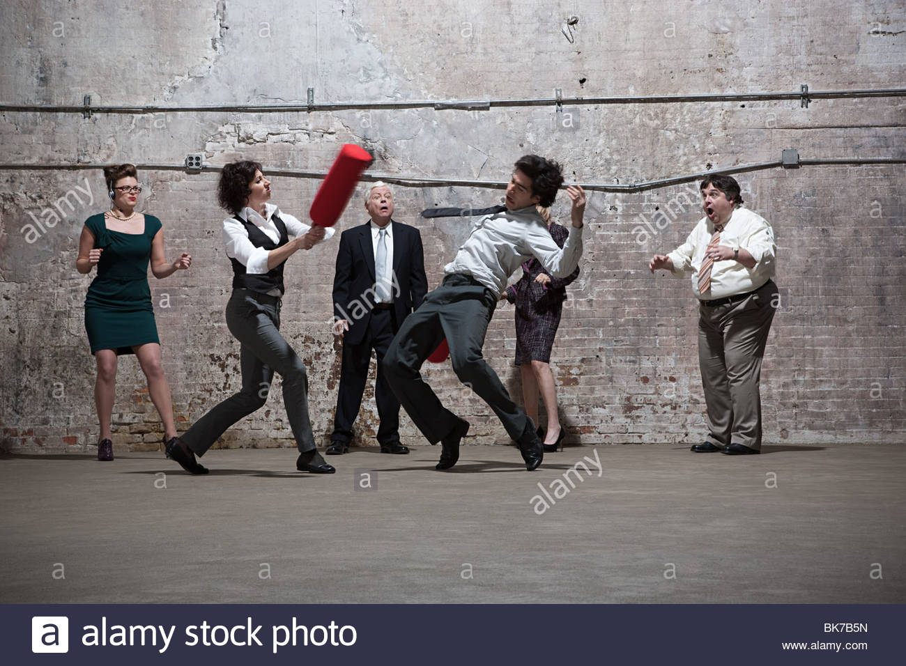 People Fighting In Warehouse Stock Photos & People Fighting In ...