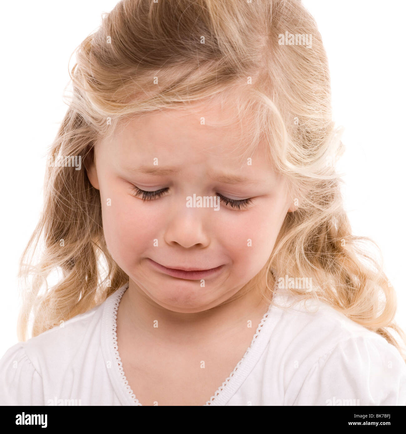 Girl 4 5 years unhappy hi-res stock photography and images - Alamy