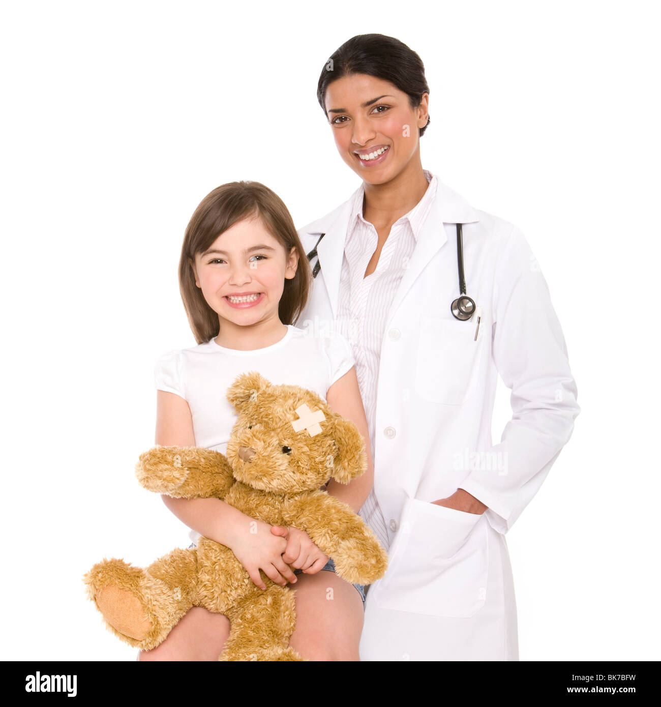Paediatric doctor and patient Stock Photo - Alamy
