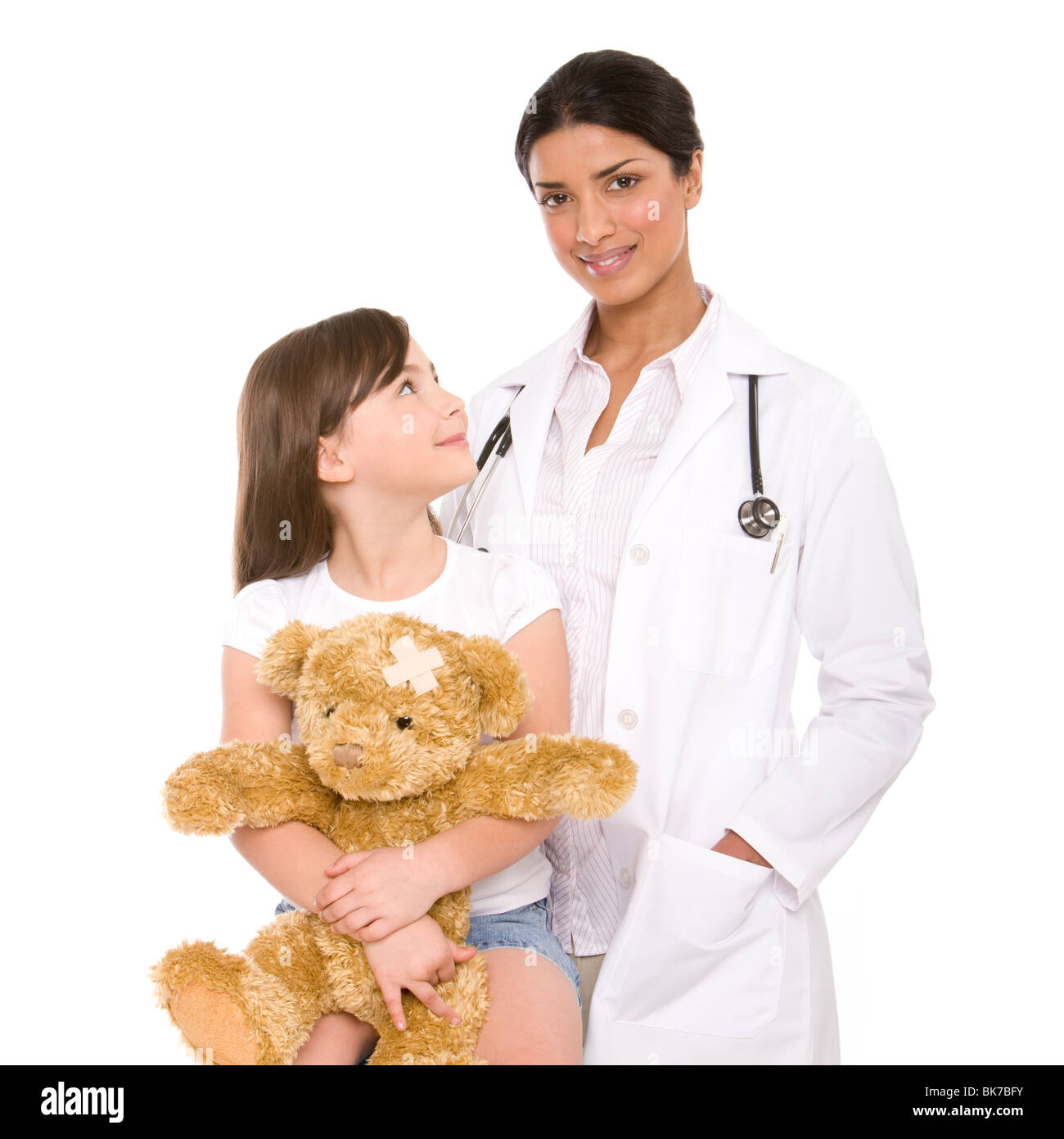 Paediatric doctor and patient Stock Photo - Alamy