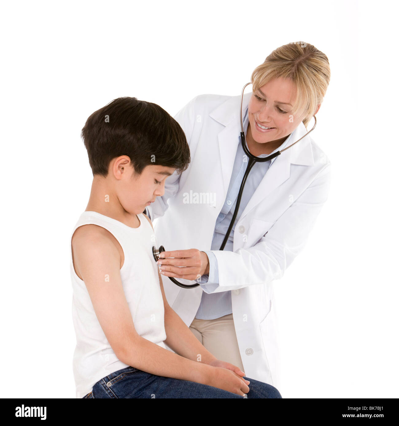 Examination boys chest white hi-res stock photography and images - Alamy