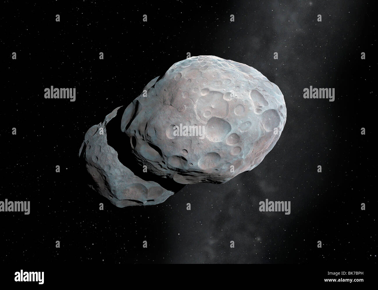 Asteroid 624 Hektor, artwork Stock Photo - Alamy