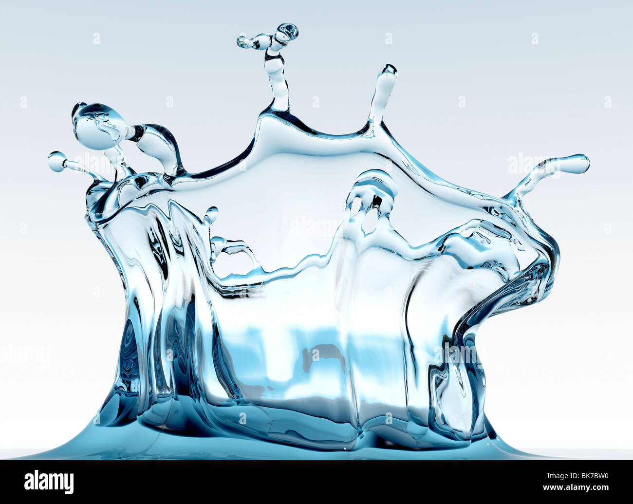 Water drop impact Stock Photo - Alamy