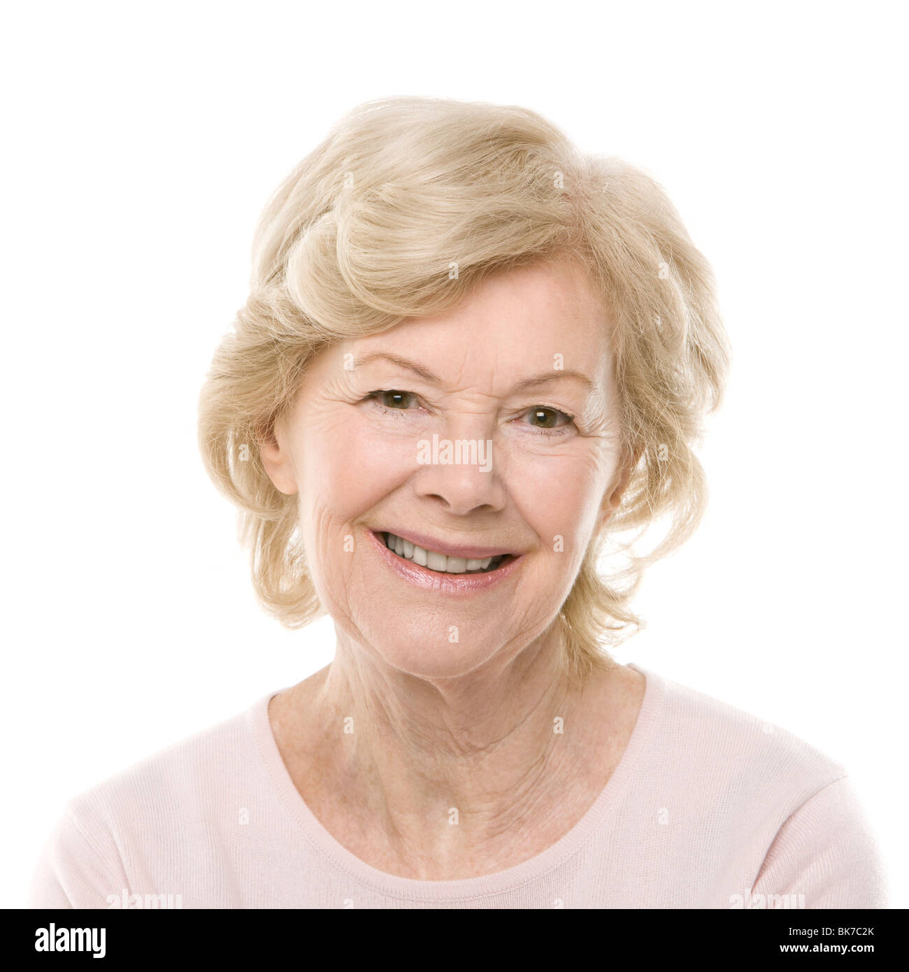 Smiling senior woman Stock Photo - Alamy