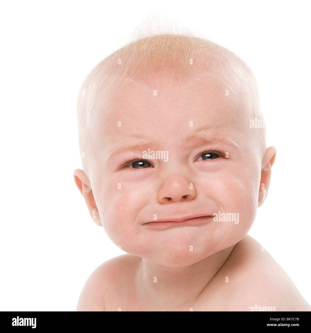 Crying baby boy Stock Photo - Alamy