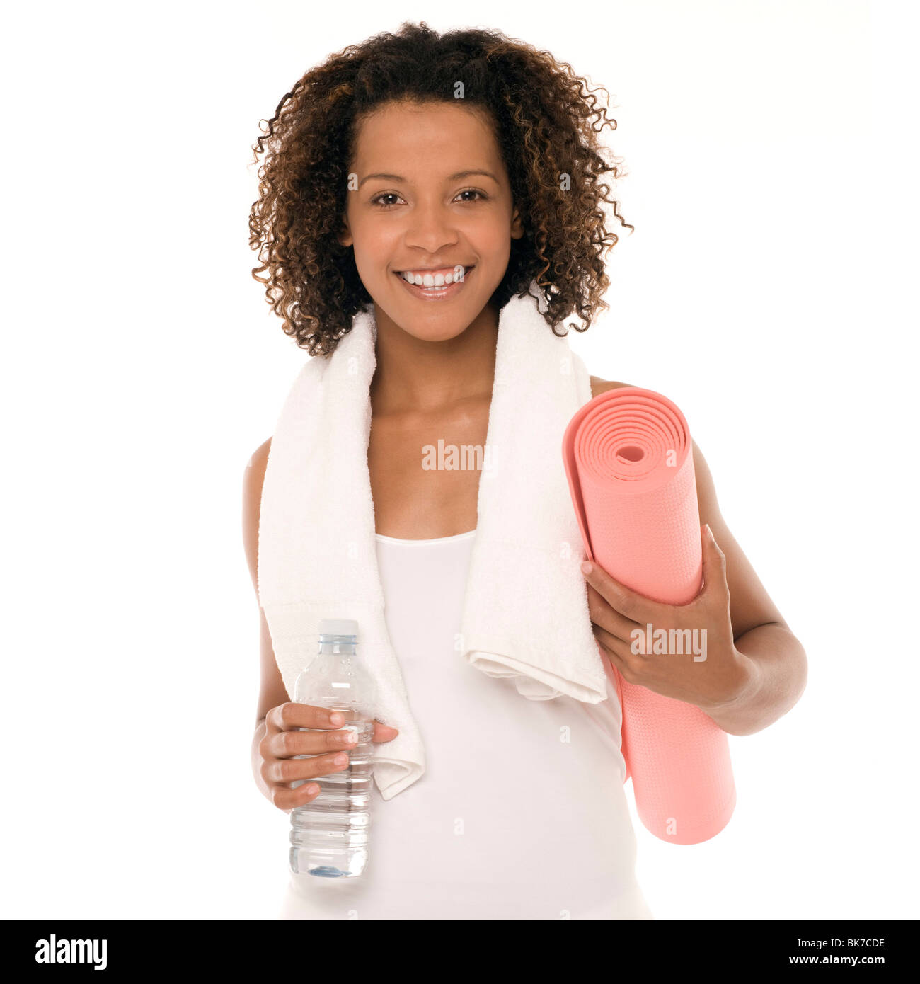 Curl up mat exercise hi-res stock photography and images - Alamy