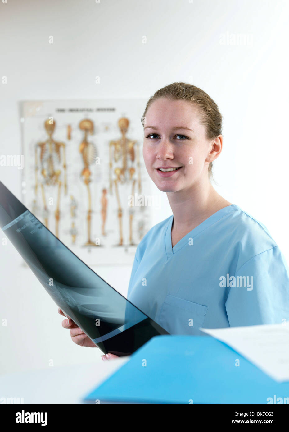 Doctor studying an X-ray Stock Photo - Alamy