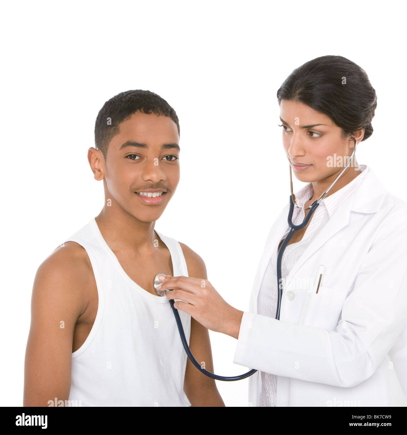 Examination boys chest hi-res stock photography and images - Alamy
