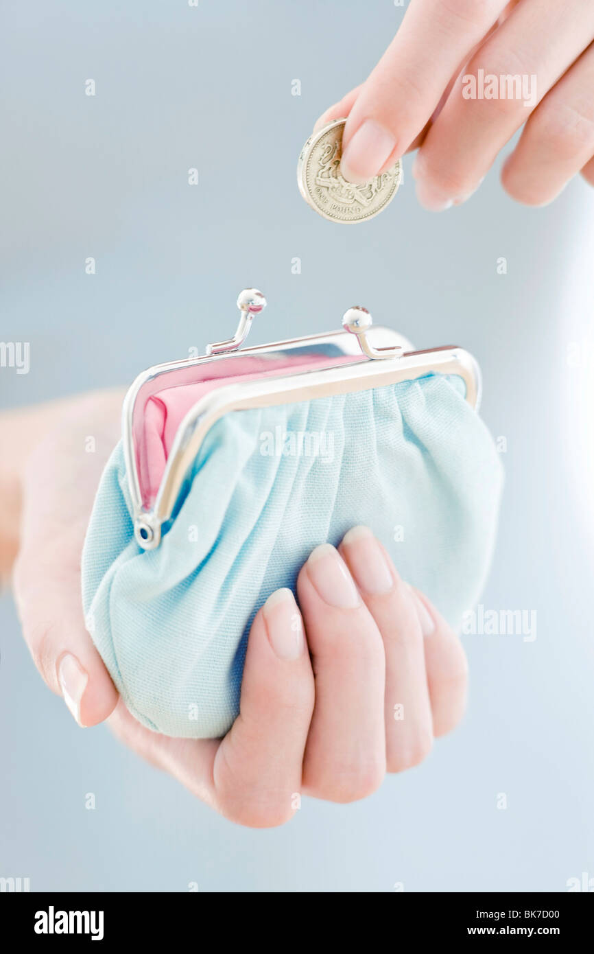 Coin purse hi-res stock photography and images - Alamy