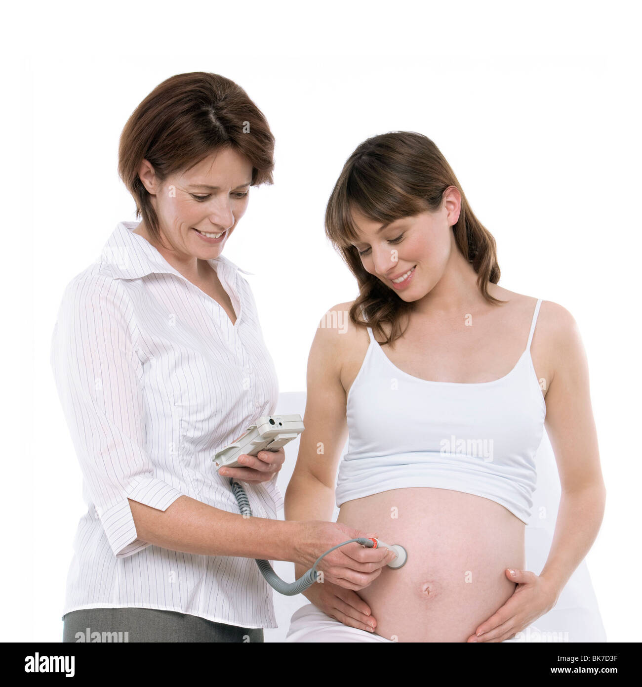 Obstetric ultrasound examination Stock Photo - Alamy