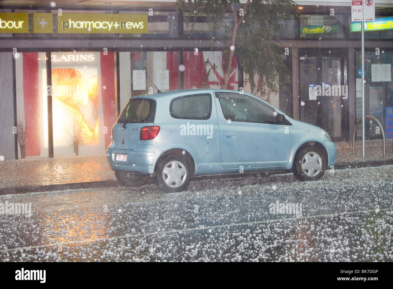 The worst tropical storm to hit Melbourne in over 100 years Stock Photo ...