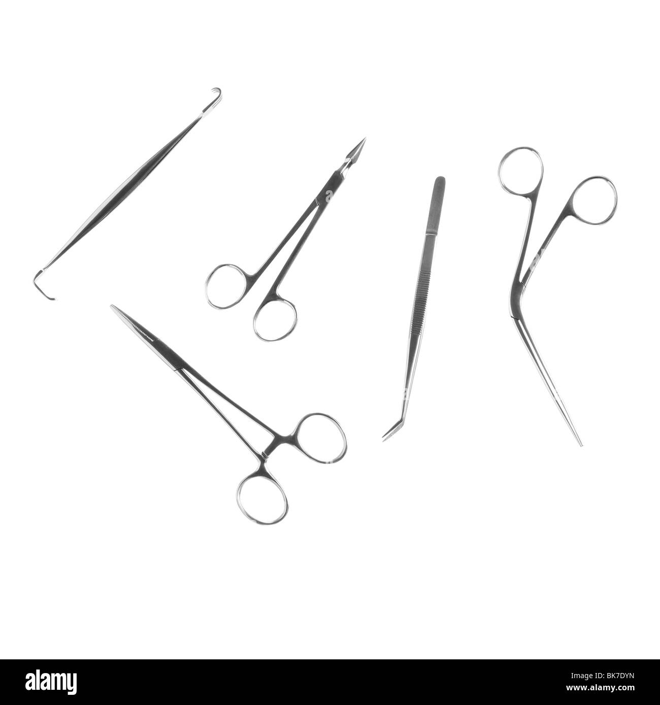 Surgical forceps Black and White Stock Photos & Images - Alamy