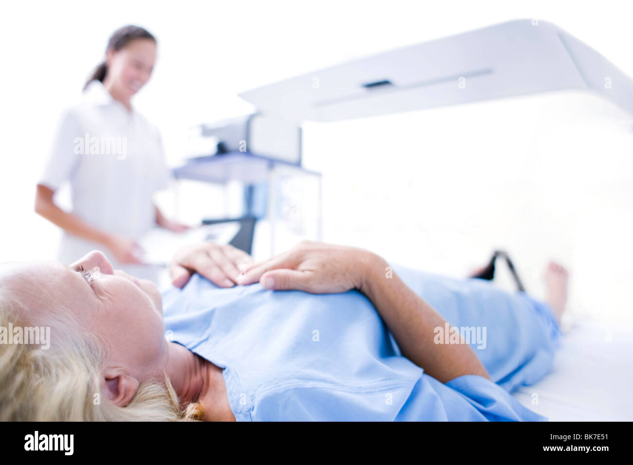 Bone density scan Stock Photo - Alamy