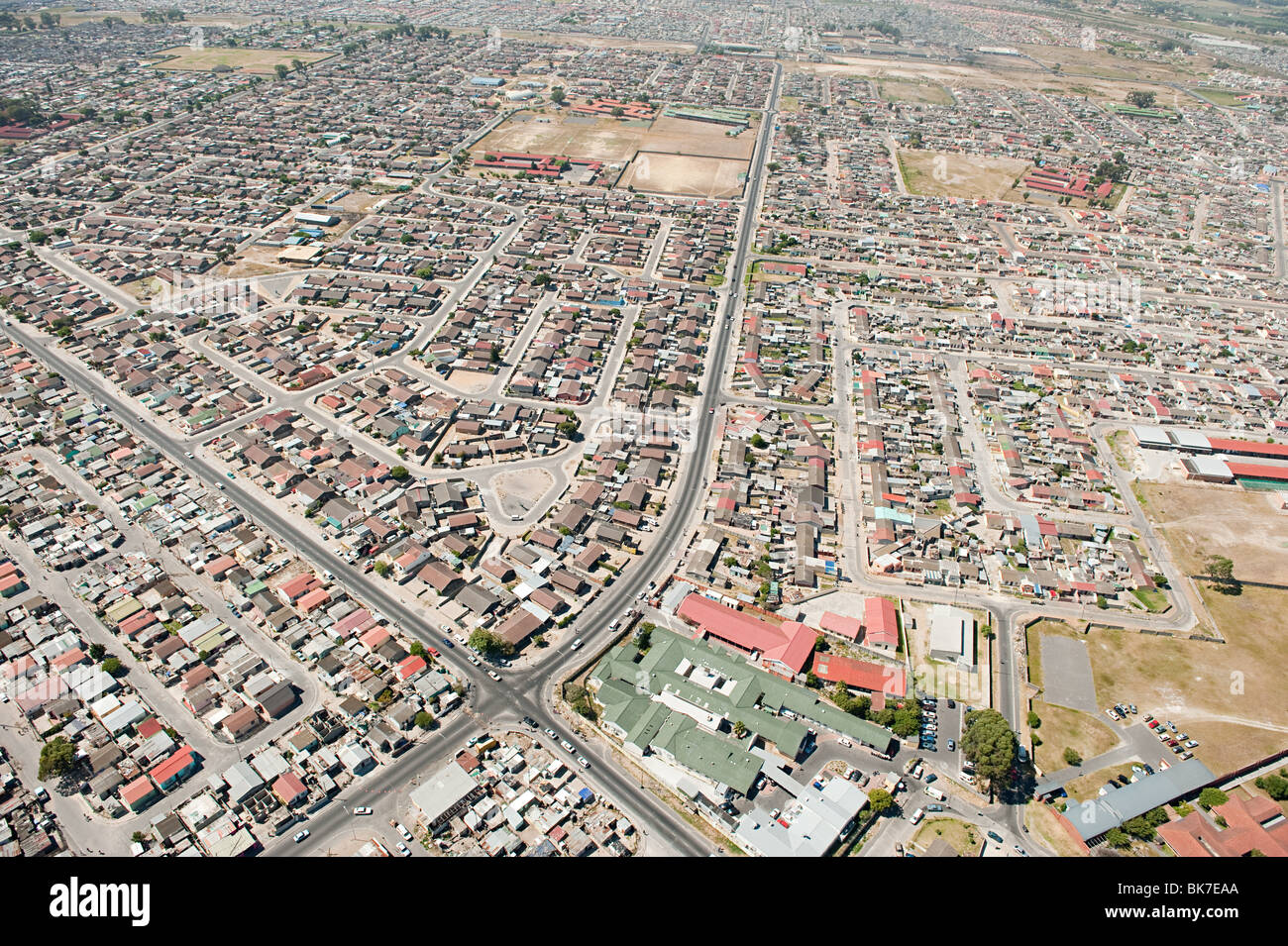 Aerial view of cape town Stock Photo - Alamy
