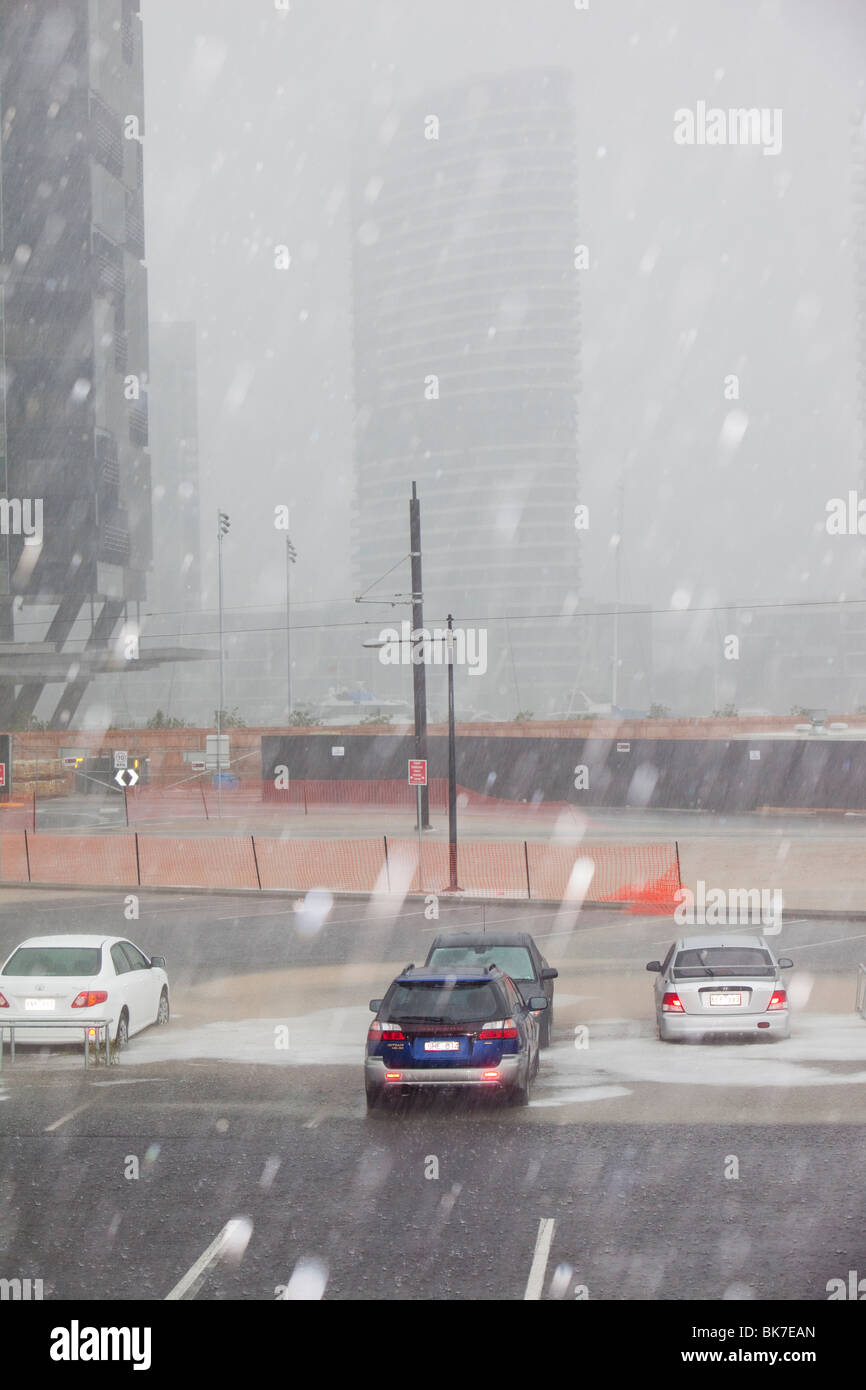 The worst tropical storm to hit Melbourne in over 100 years Stock Photo ...