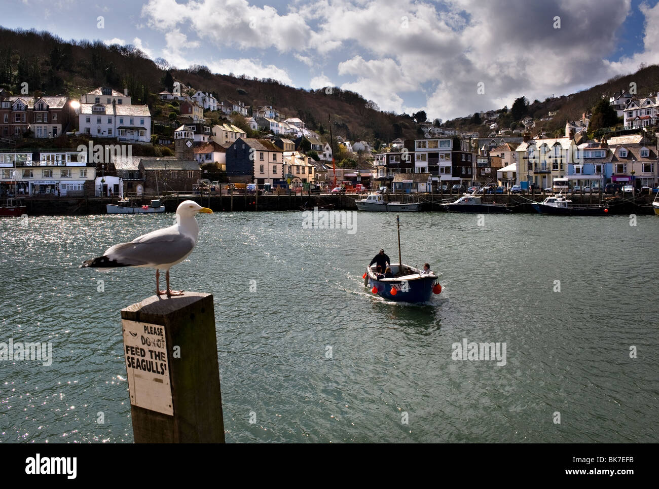 The passenger ferry crossing the River Looe in Cornwall. Photo by ...