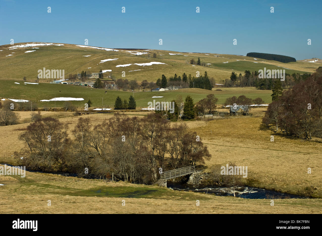 The sparsley populated area between Mory and Aberdeenshire known as the ...