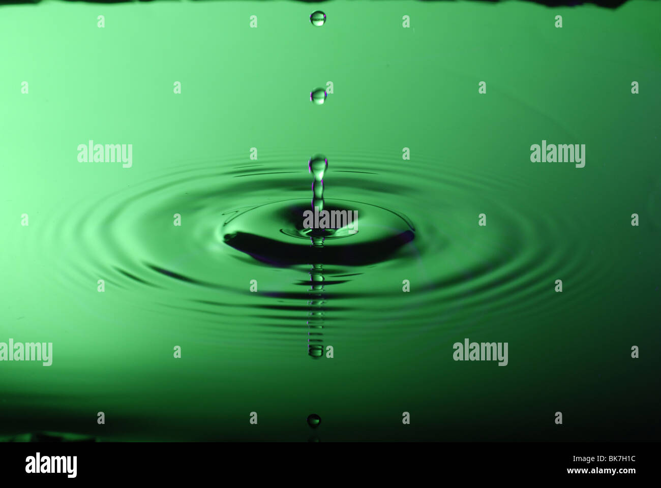 green water drop Stock Photo - Alamy