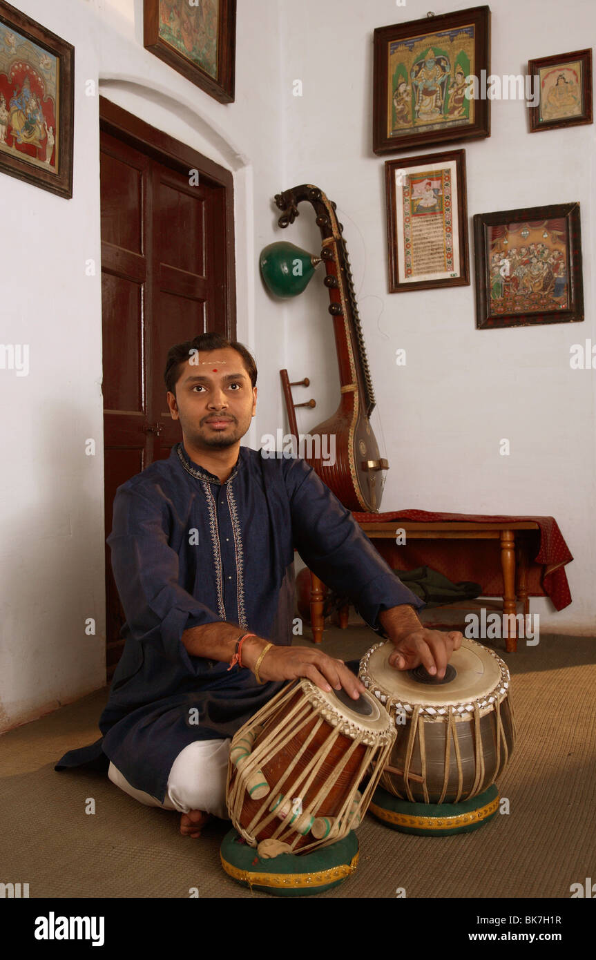Indian musician, Mysore, India, Asia Stock Photo - Alamy